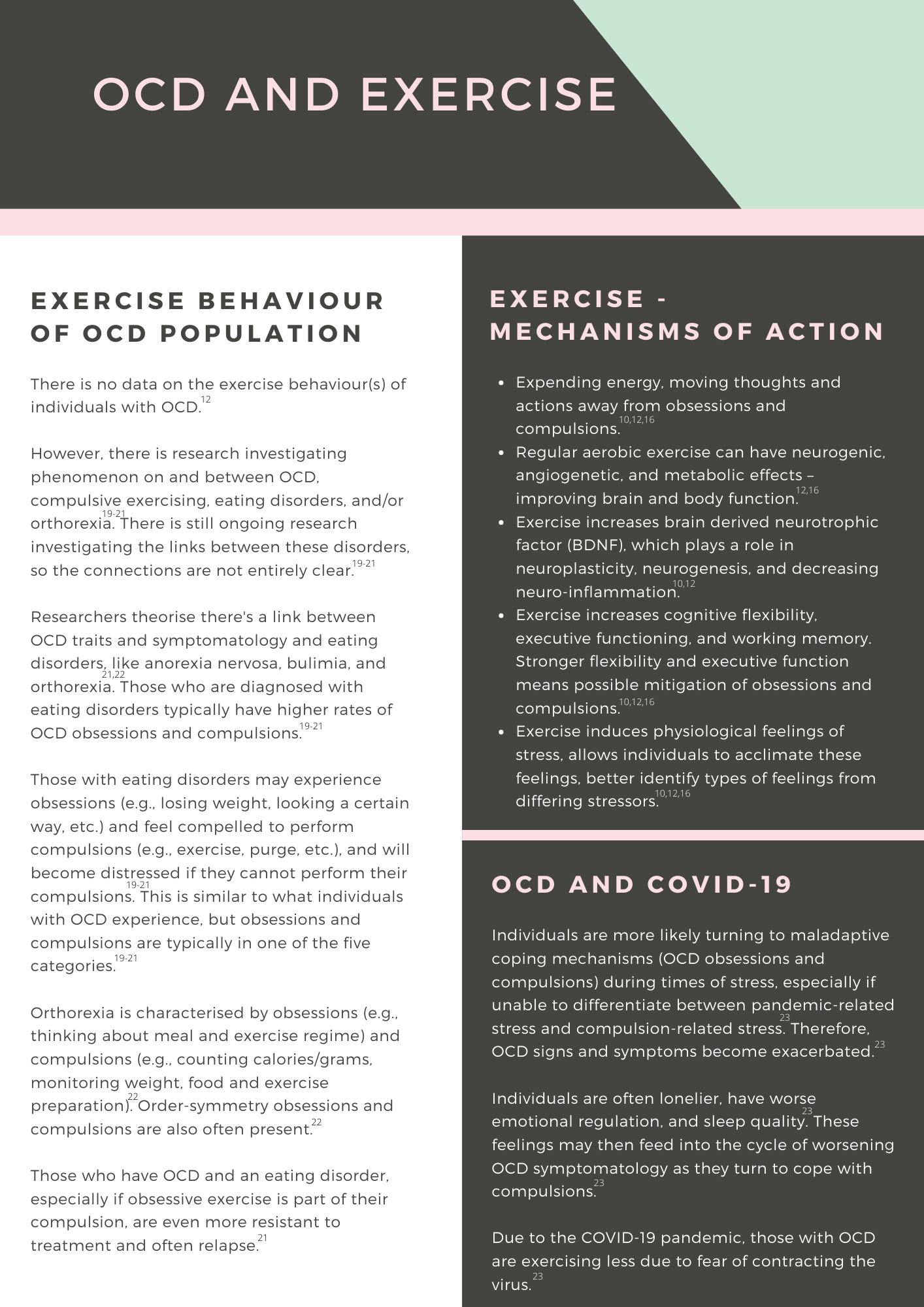 Obsessive-Compulsive Disorder (OCD): Exercise as an Intervention? – S ...